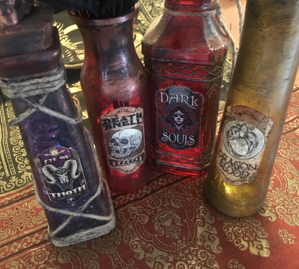 Horror Themed Bottle Labels – Samhain Propworks