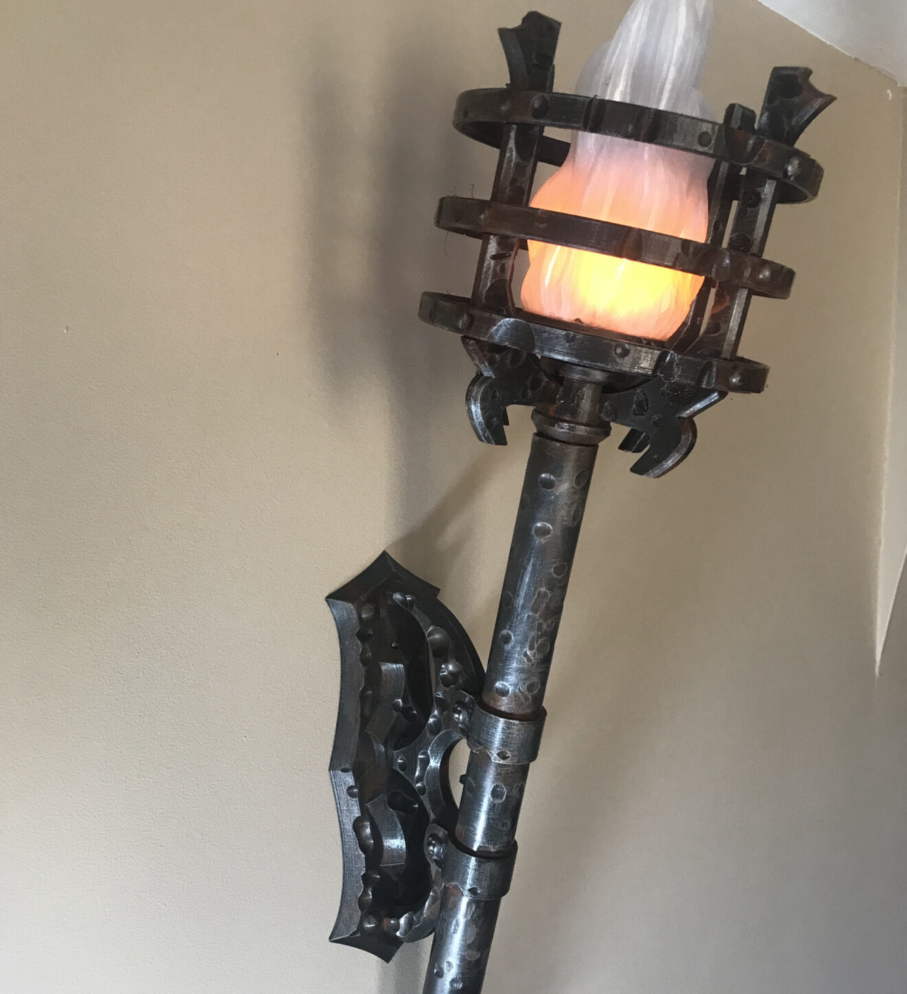Medieval Style 3D Printed Wall Torch Plan – Samhain Propworks