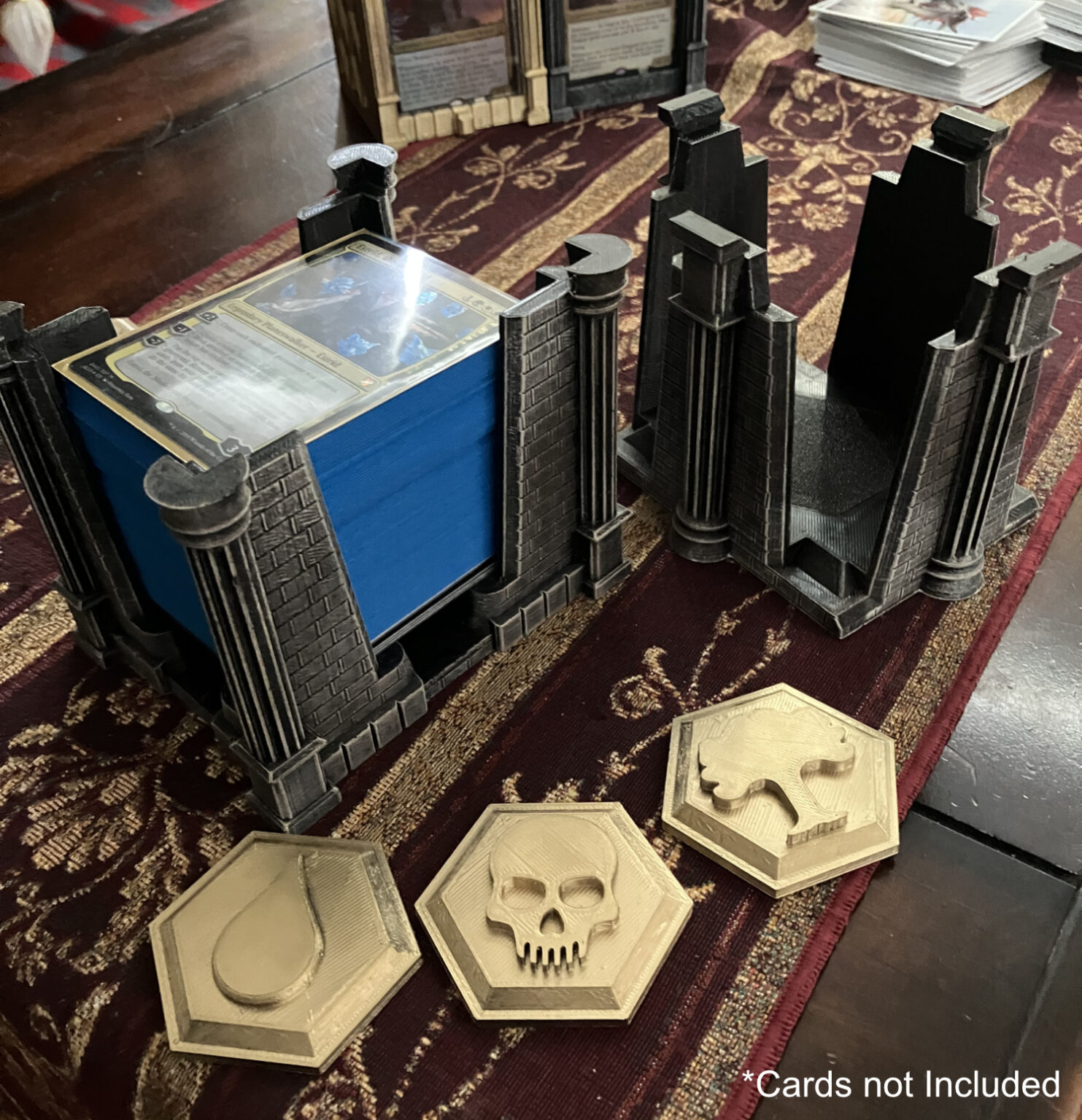 Commander Crypt Deck Box – Zeus – 3d printed – Samhain Propworks