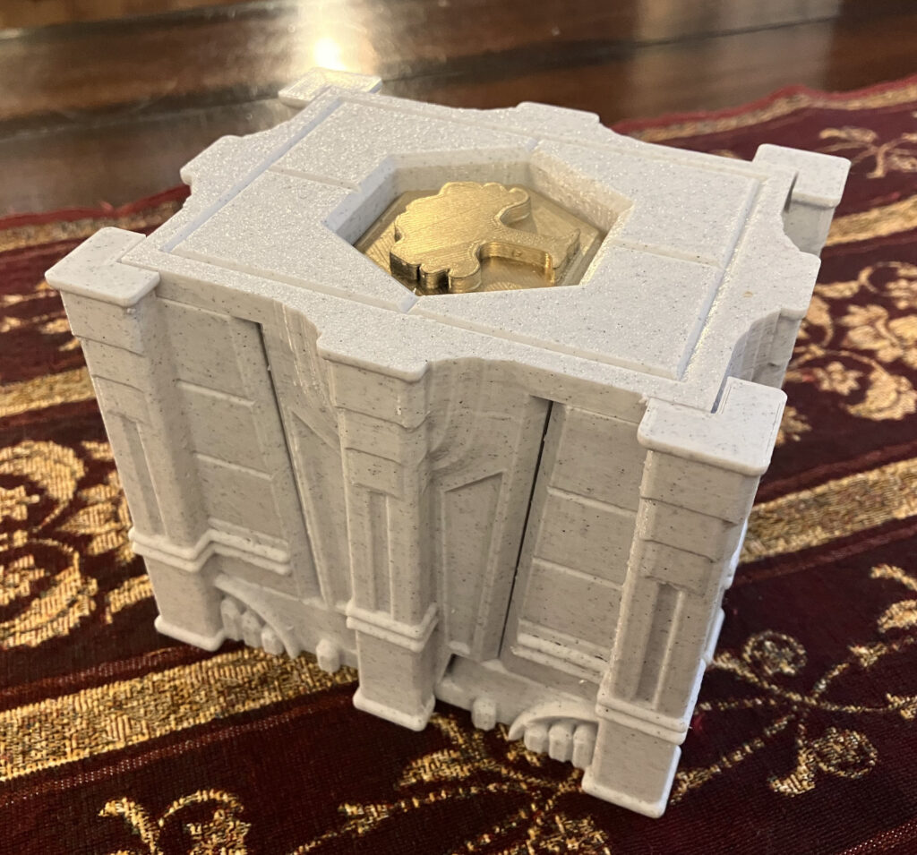 Commander Crypt Deck Box – Art Decko – 3d printed – Samhain Propworks